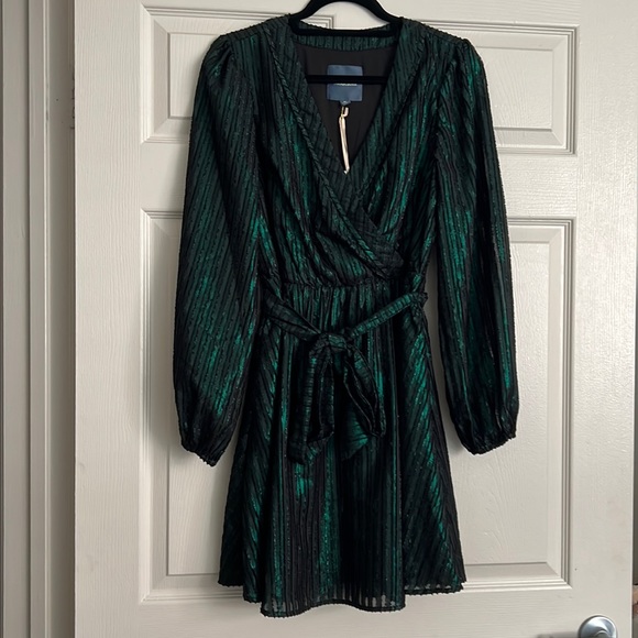 Modcloth | Dresses | Modcloth Dark Green And Black Cocktail Dress ...